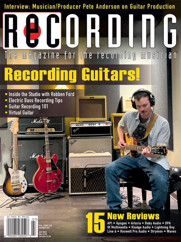 Recording Magazine: The Magazine For the Recording Musician