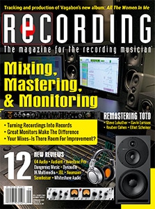 Recording Magazine Current Issue: September 2019