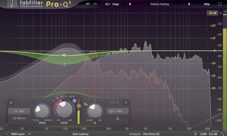 Recording Magazine Review: Fabfilter Pro-Q 3 EQ Plugin